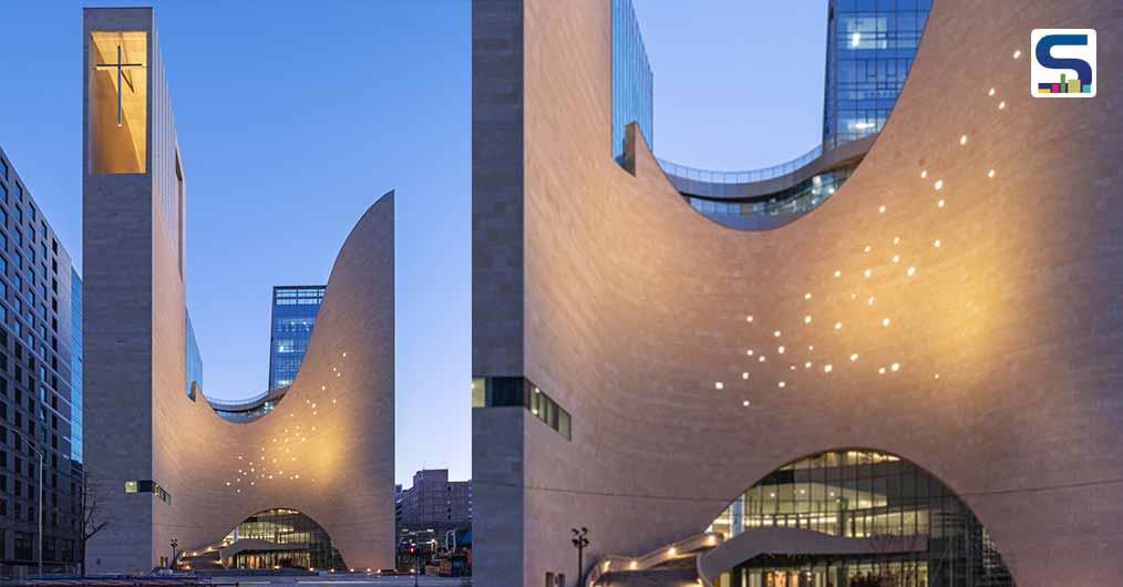 Seoinn Design Group and Eunseok Lee create Two Curved Stone Towers for ...