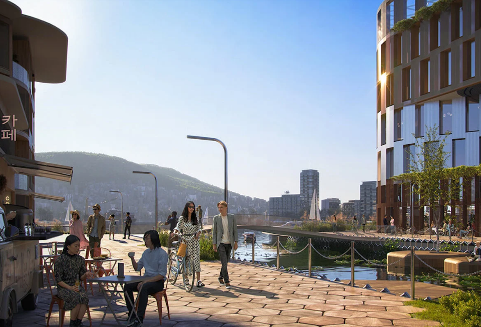 Worlds First Sustainable Floating City in South Korea | OCEANIX Busan