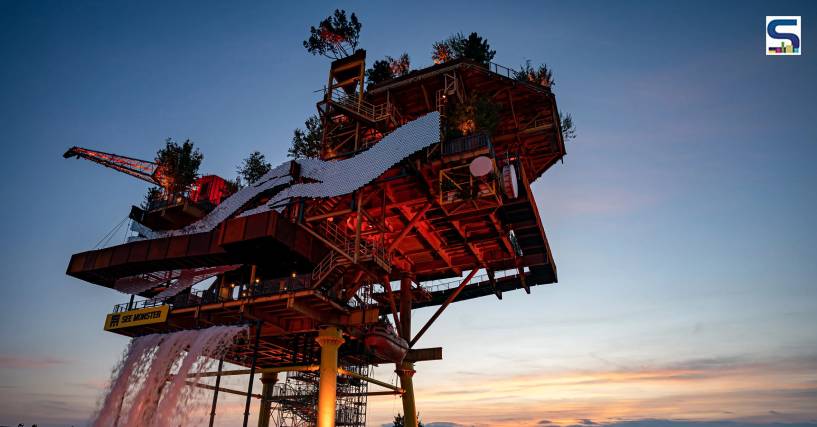 North Sea Gas Platform Revamped into a Majestic Kinetic Art ...